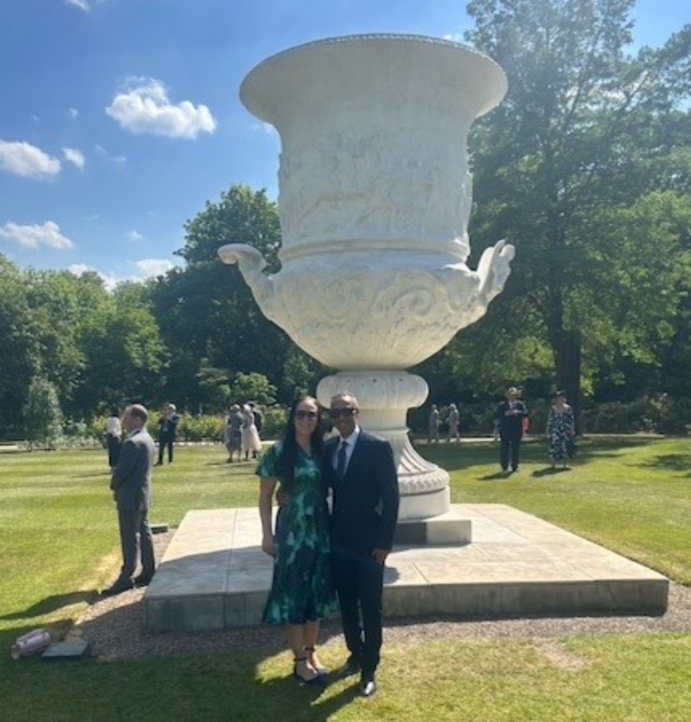 Estee attends the King’s Garden Party at Buckingham Palace - Warren ...